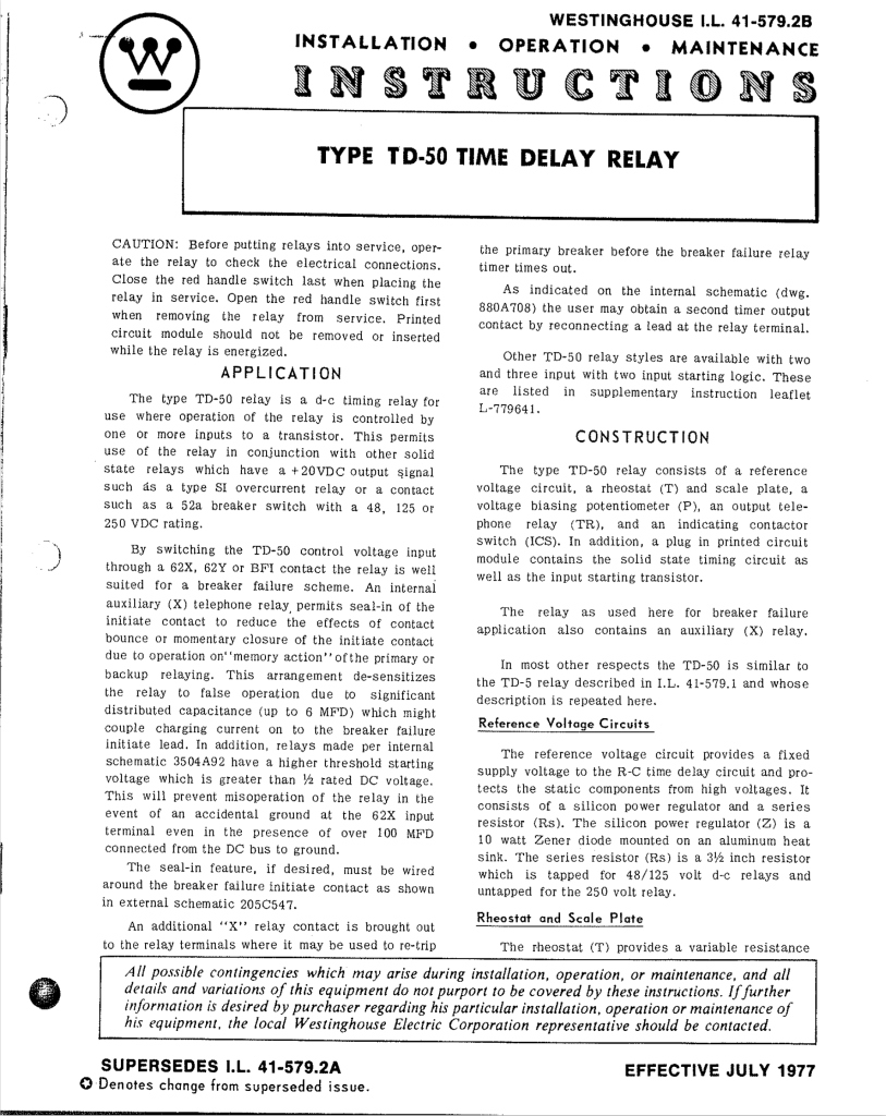 SINGLE-PHASE OVERCURRENT RELAY (MICROPROCESSOR-BASED) MICRO-51 AND 51 ...