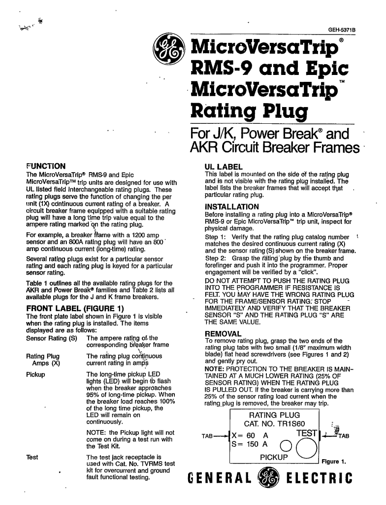 MICROVERSATRIP RMS-9 PROGRAMMER MANUAL - General Electric - ECP ...