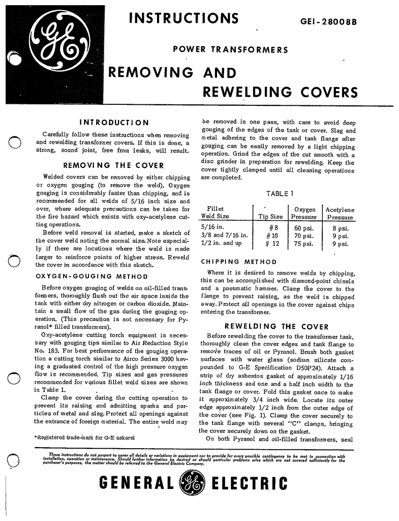 VACUUM TREATMENT AND OIL FILLING OF TRANSFORMERS SHIPPED GAS FILLED ...