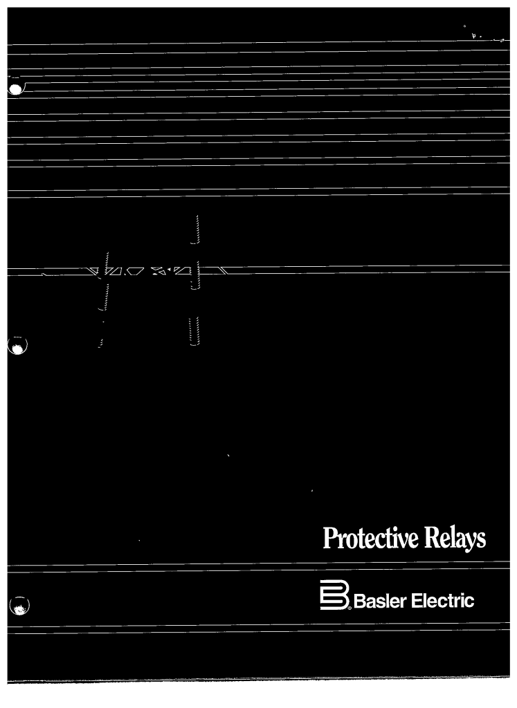 BEI SERIES SOLID-STATE PROTECTIVE RELAYS MANUAL - BASLER ELECTRIC - ECP ...