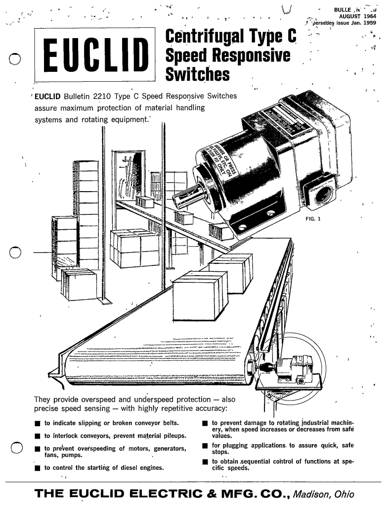 CENTRIFUGAL TYPE C SPEED RESPONSIVE SWITCHES MANUAL - EUCLID - ECP ...